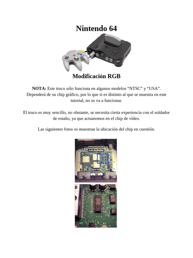 Copia de Copy of 16 Nintendo 64 | PDF