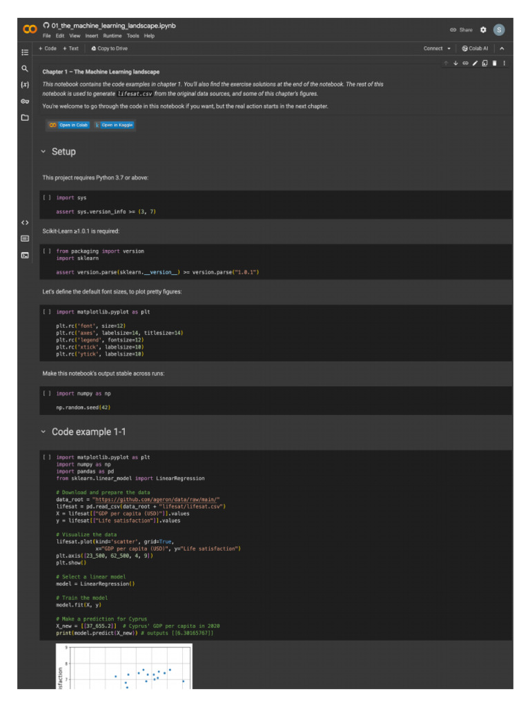 1 ML Landscape Google Collab | PDF