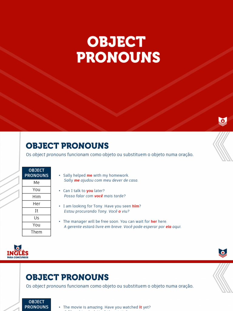 Object Pronouns | PDF