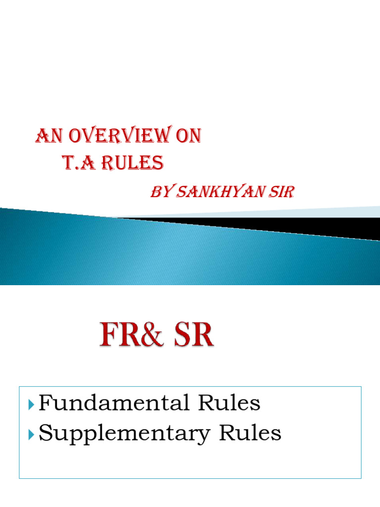 TA Rules Edited | PDF
