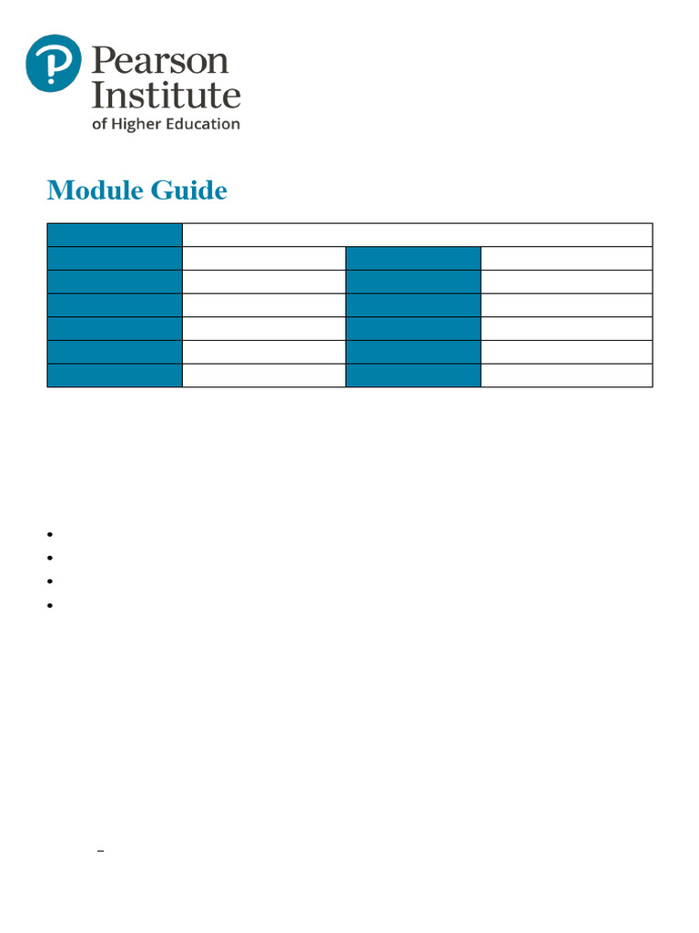 LWIT111 - Module Guide S1 2020 (V1.0) | PDF
