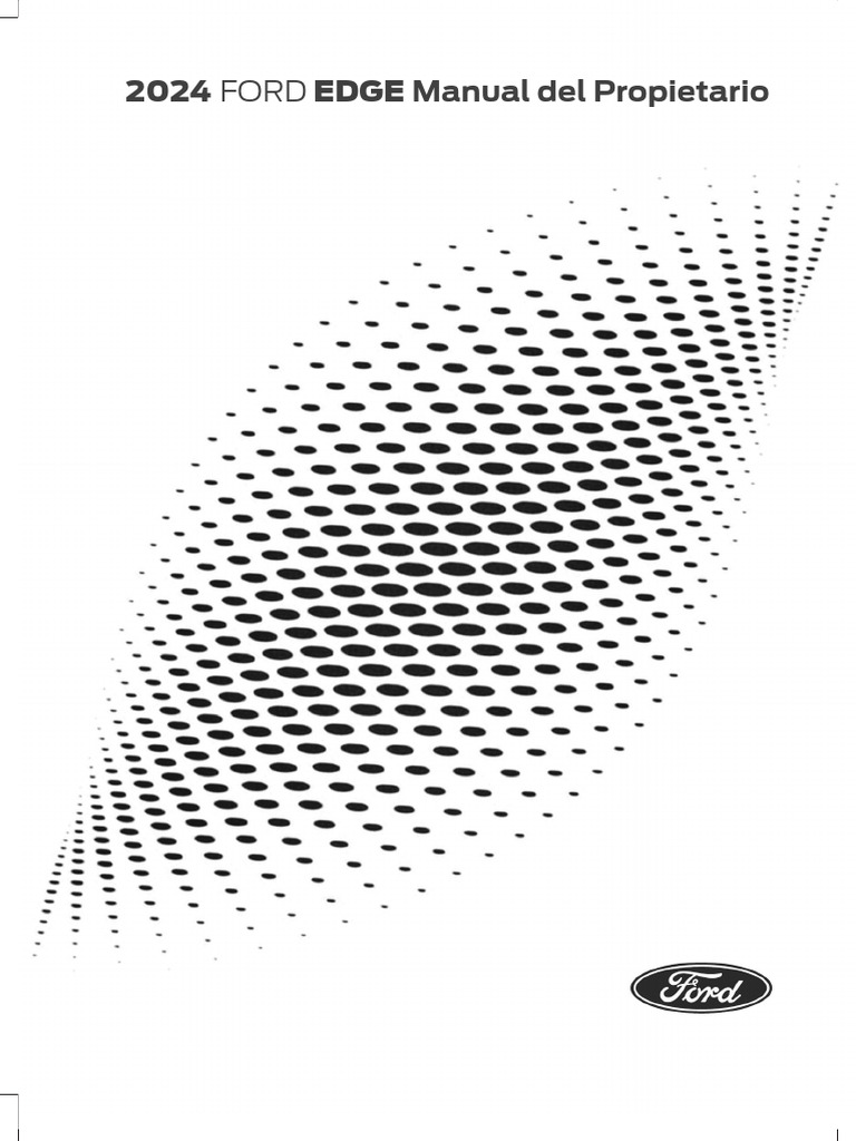 2024 Ford Edge Owners Manual Version 1 Om ES-EMS | PDF | Airbag ...