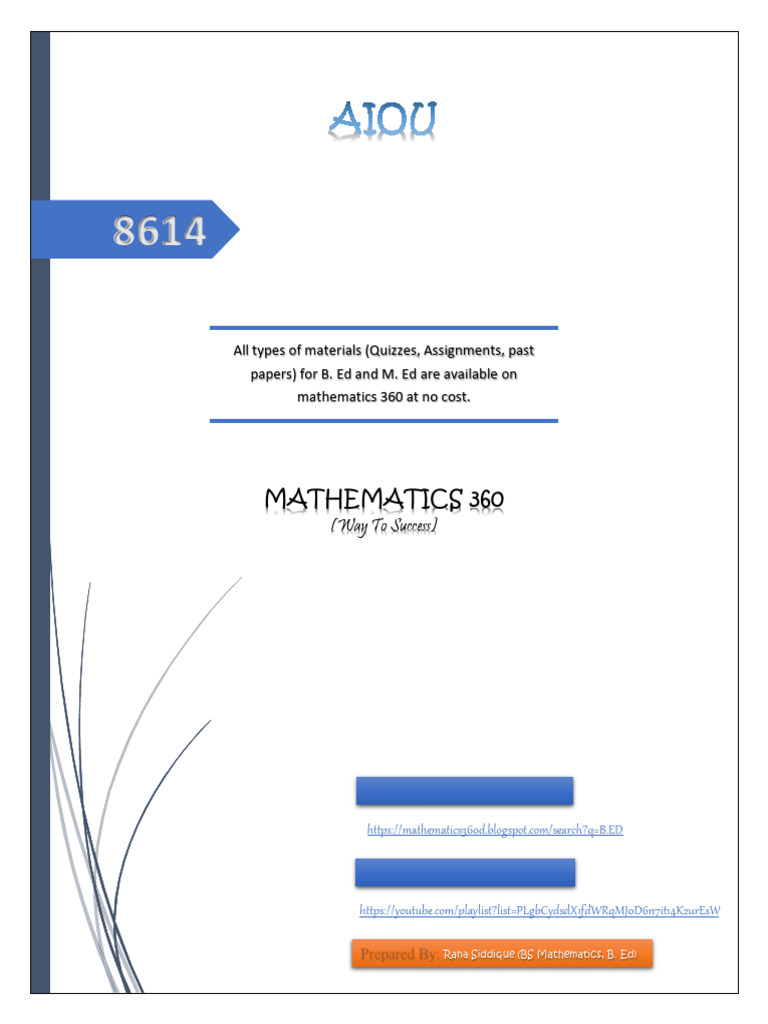 8614 Quiz Mcq's (Aiou) | PDF