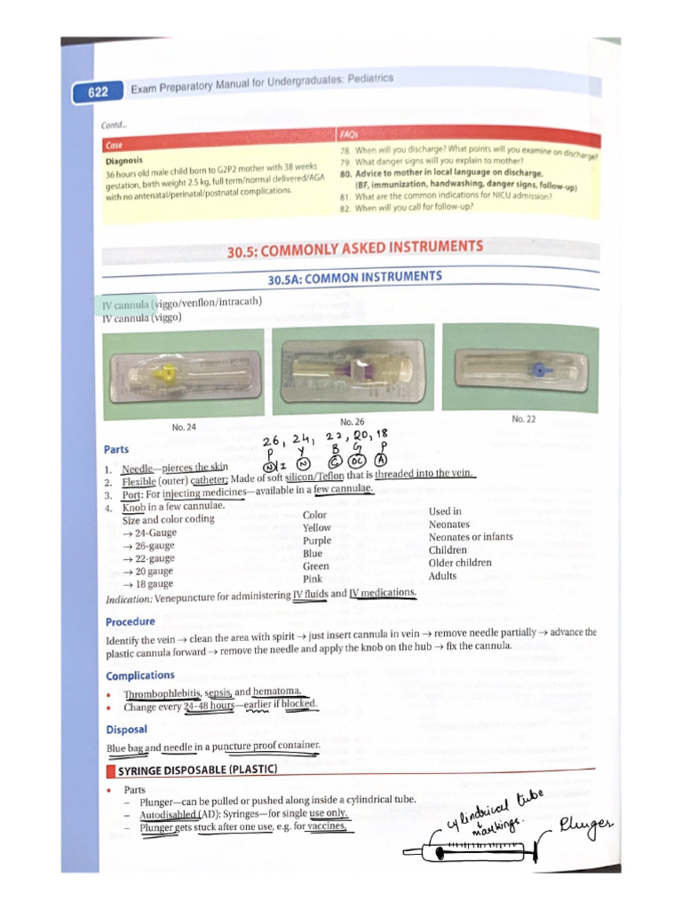 Paeds Instruments | PDF