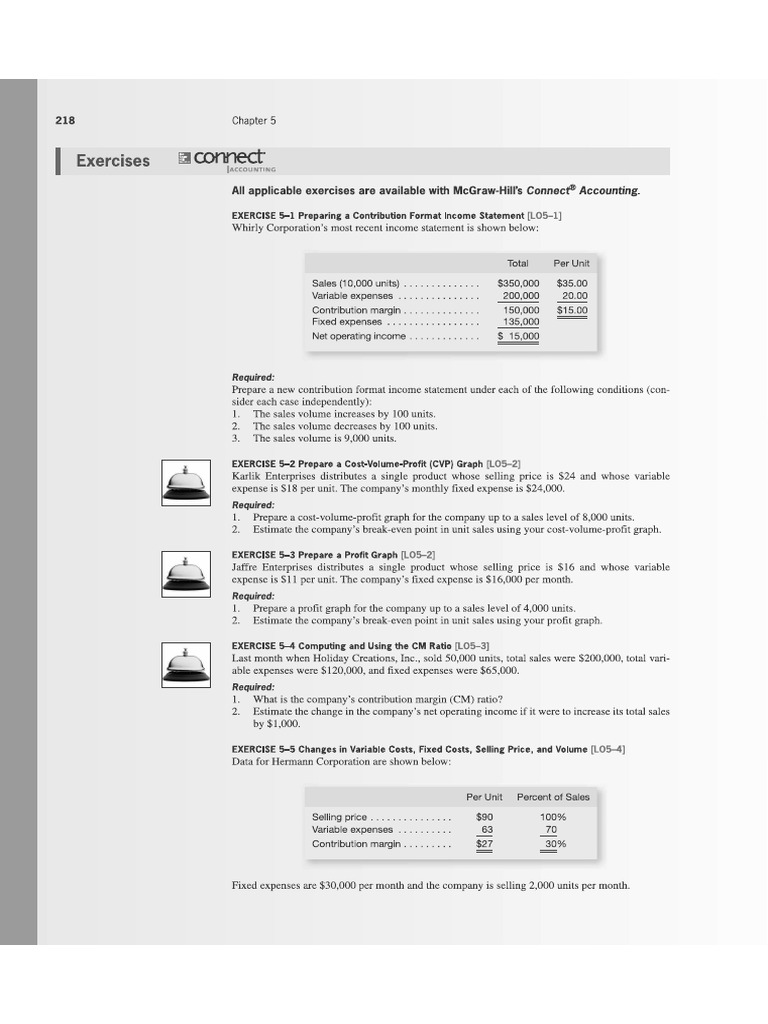 Problem Solving 1 CVP Exercises | PDF