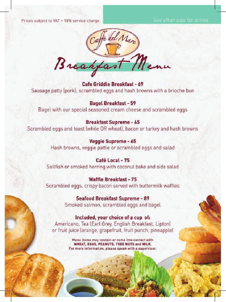 CDM Menu Jan 2024 Compressed | PDF
