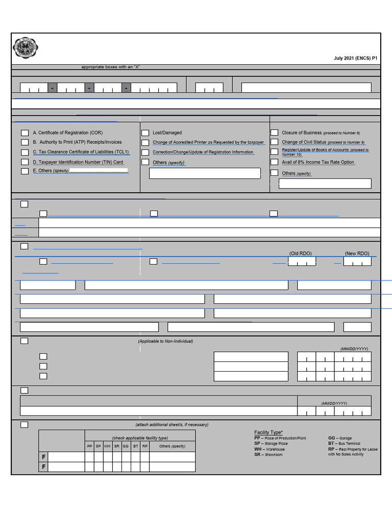 BIR 1905 Rev. Jul 2021 Form | PDF