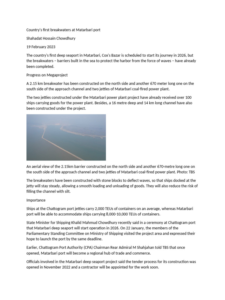 Mid-Term MS-Word Unformatted | PDF | Port | Ships