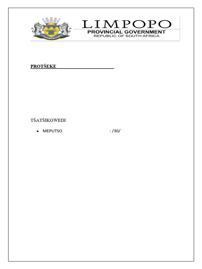 2023 T3 Sepedi Project Grade 7,8 & 9-1 | PDF