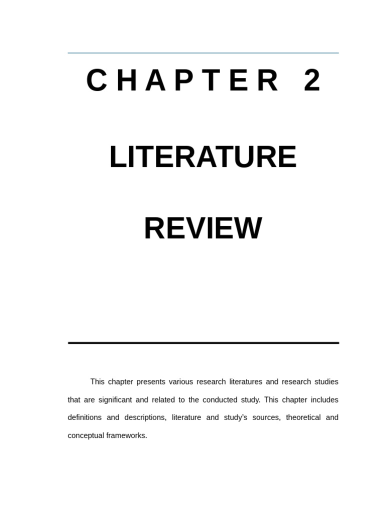 Literature Review | PDF