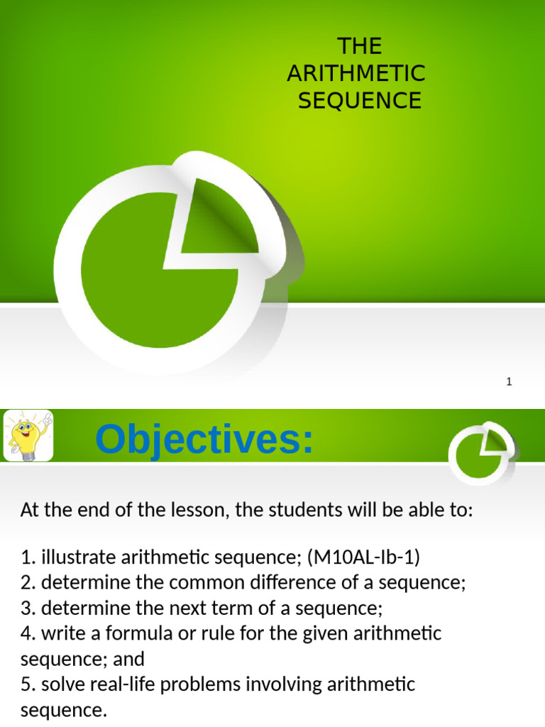 MATH-10 Q1 WK2 Arithmetic-Sequence | PDF MATH-10 Q1 WK2 Arithmetic-Sequence | PDF