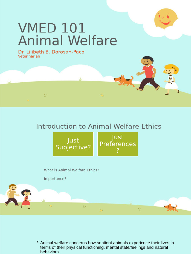 3 Animal Welfare Ethics | PDF