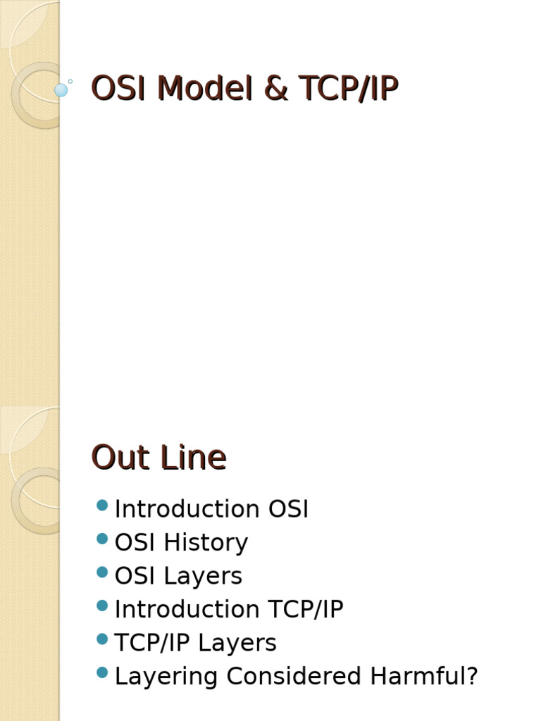 osi-tcp | PDF