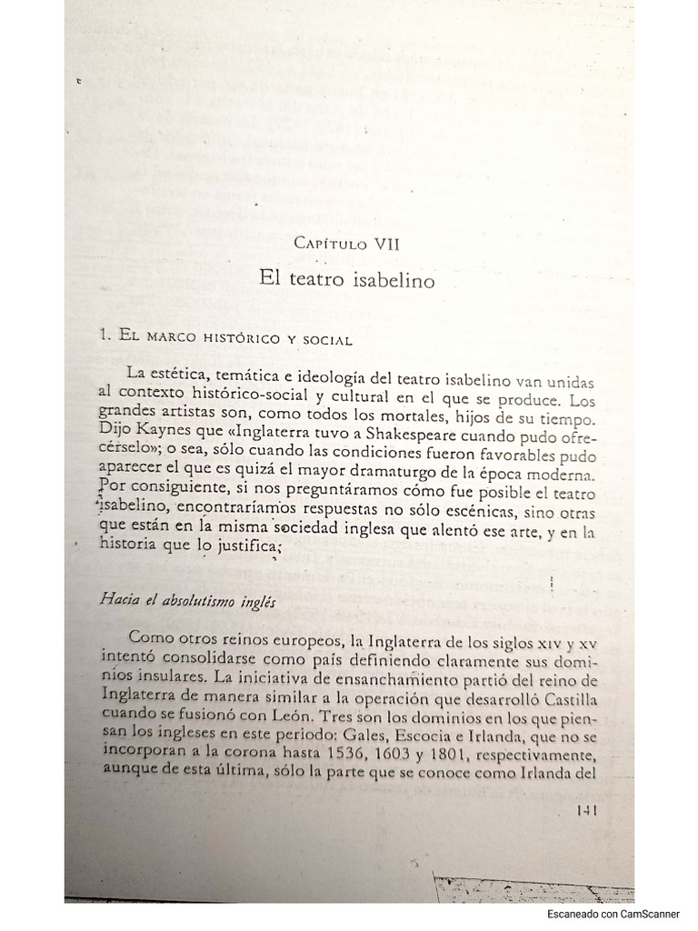 Cap 7.teatro Isabelino | PDF