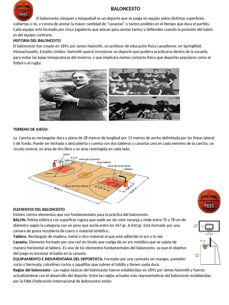5° Baloncesto | PDF