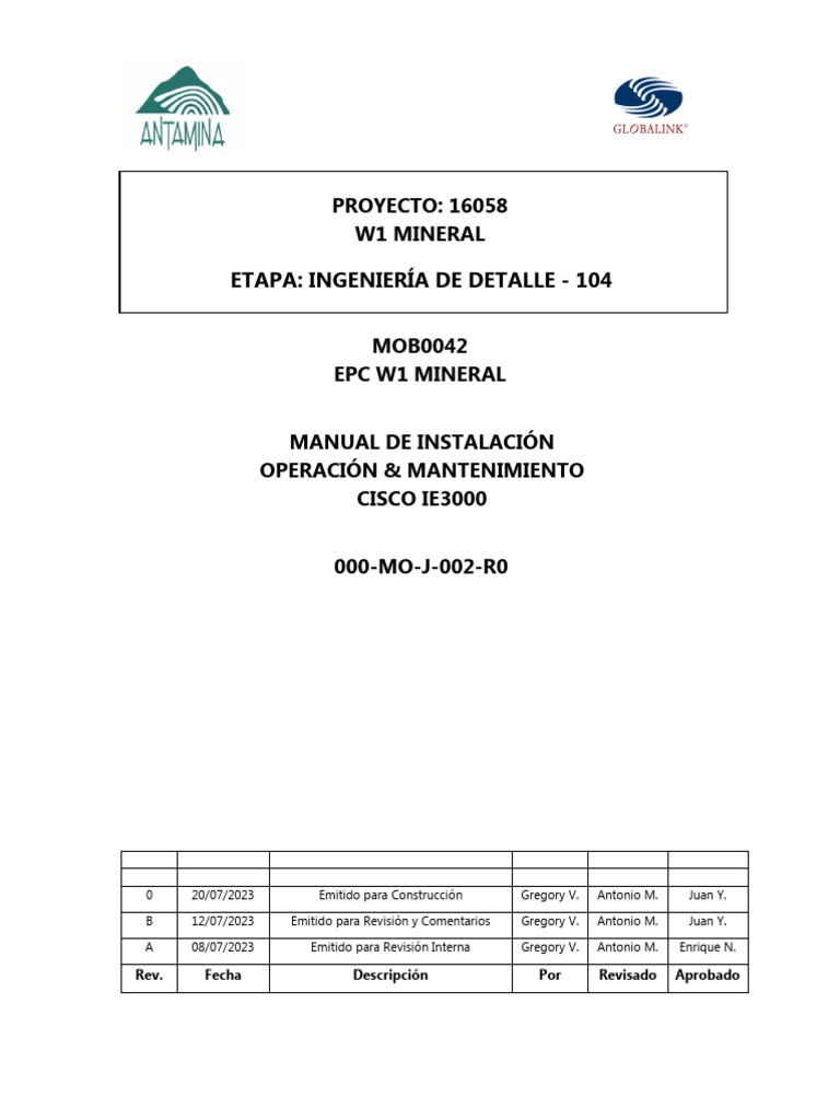 000-MO-J-002-R0 IOM MANUAL CISCO IE3000.pdf - 0 | PDF