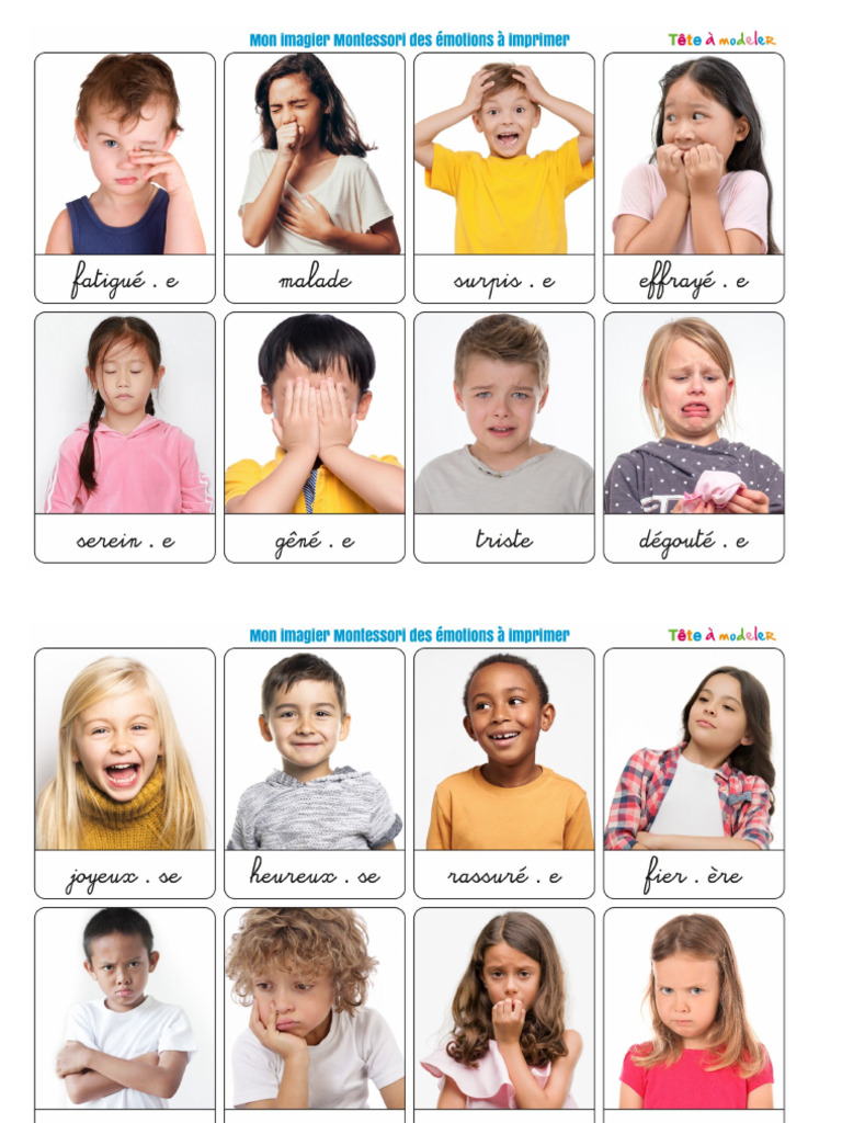 Imagier Des Émotions | PDF