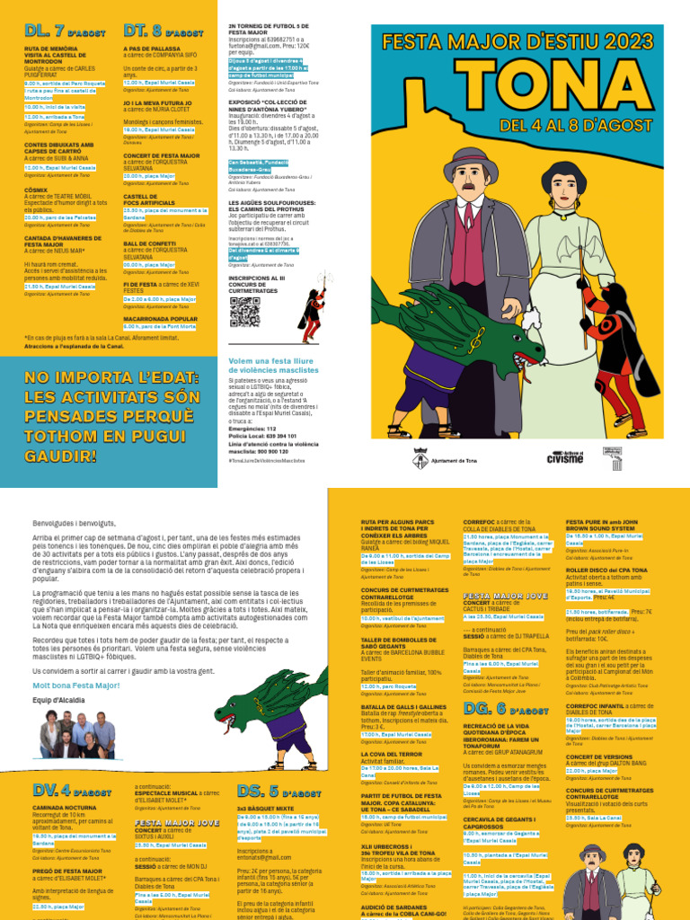 Programa FM Tona 2023 | PDF