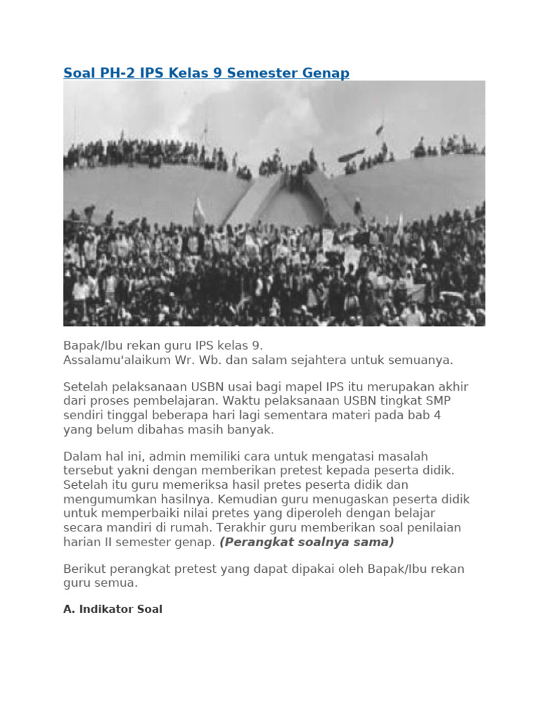 Soal Ph 2 Smt Genap Pdf