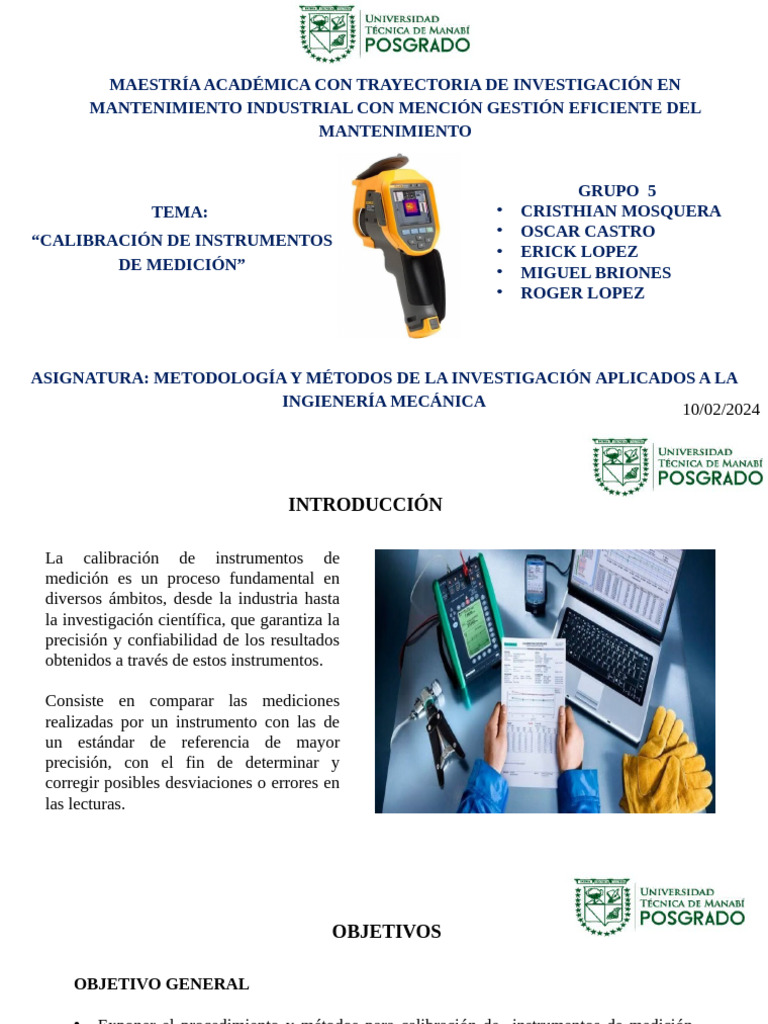 Calibracion de Instrumentos de Medicion | PDF