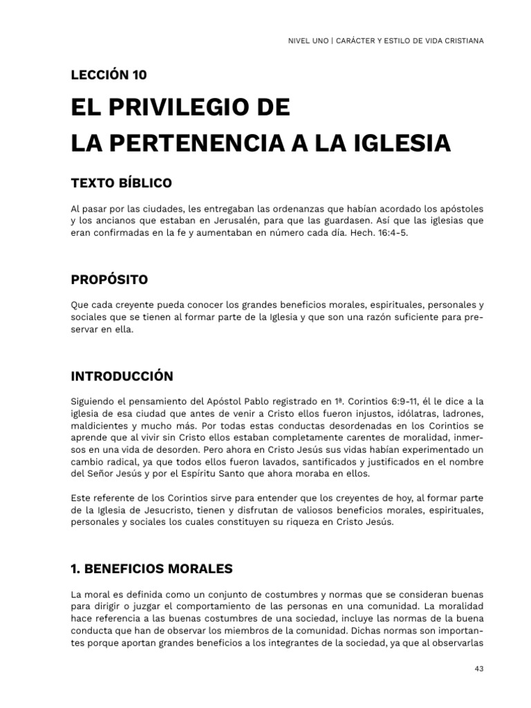 ECO Leccion 10 | PDF
