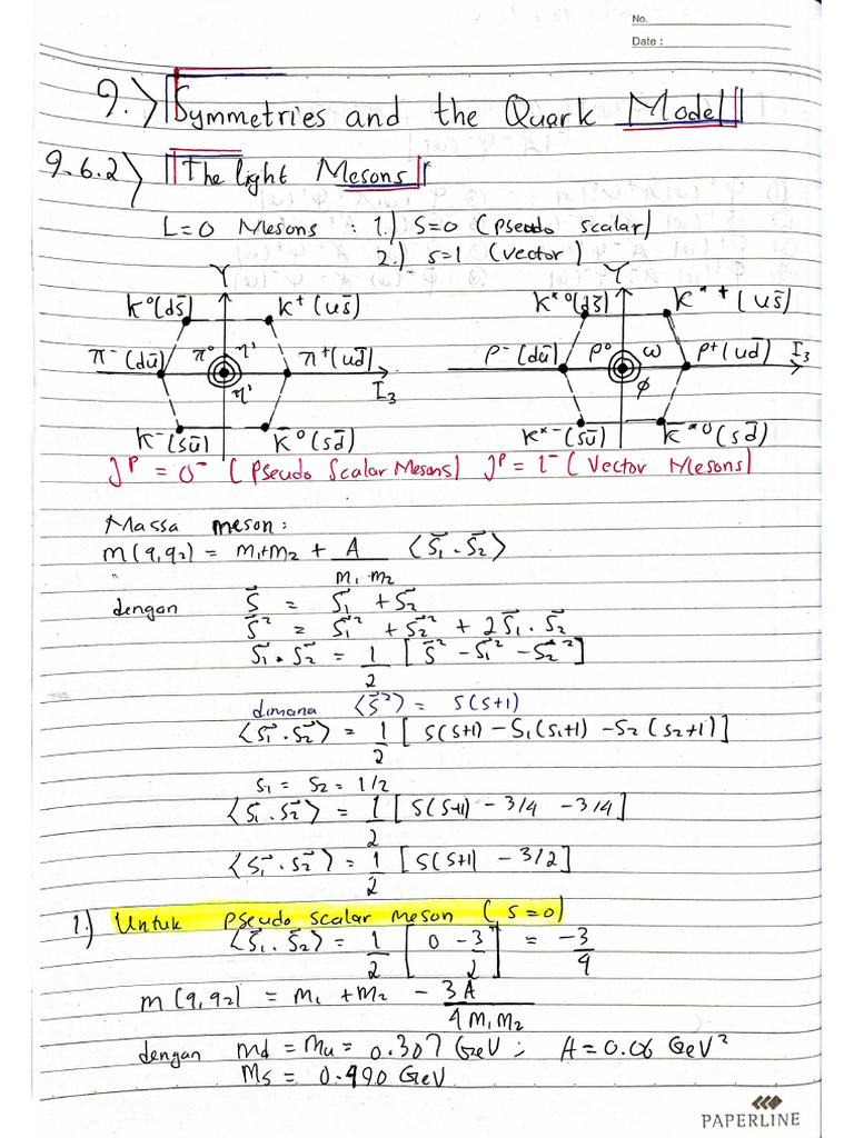 Symmetries and The Quark Model | PDF
