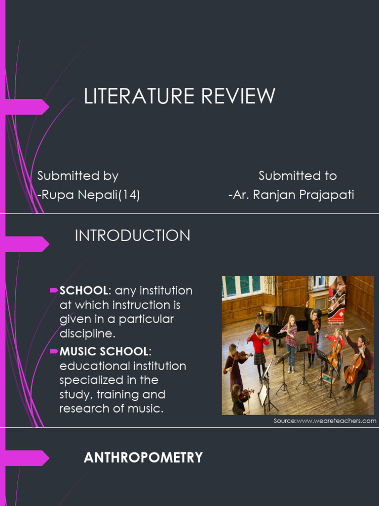 LITERATURE REVIEW MUSIC SCHOOL (New) | PDF