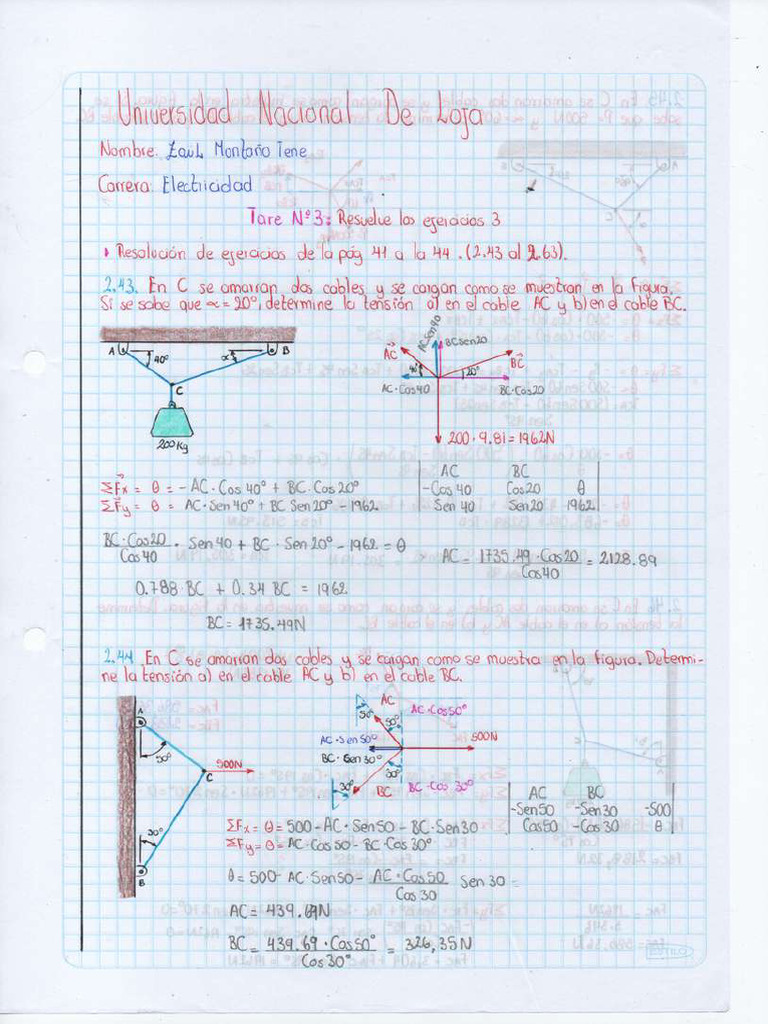 Tarea3 U1 Estatica Zaul | PDF