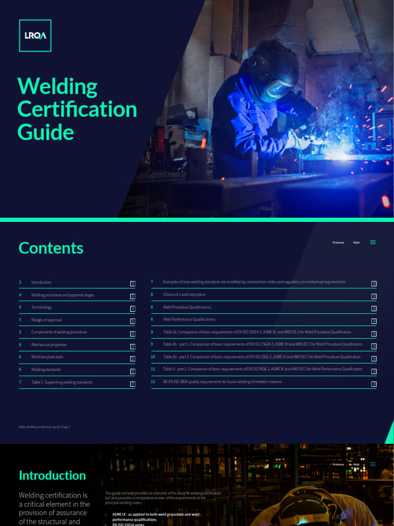 LRQA Welding Certification Guide en NL | PDF