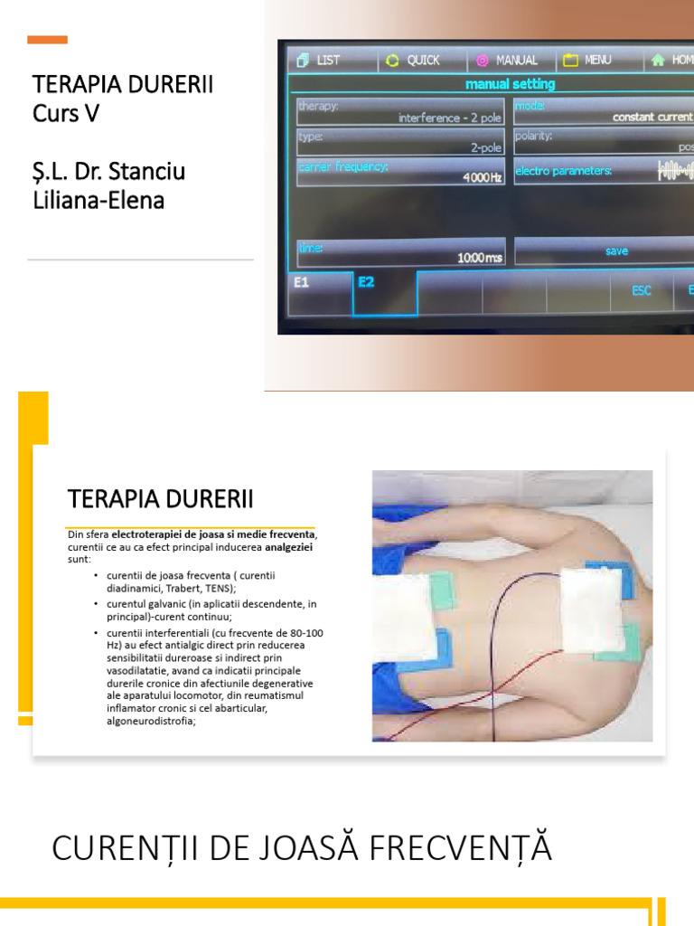 Curs V - Terapia Durerii | PDF