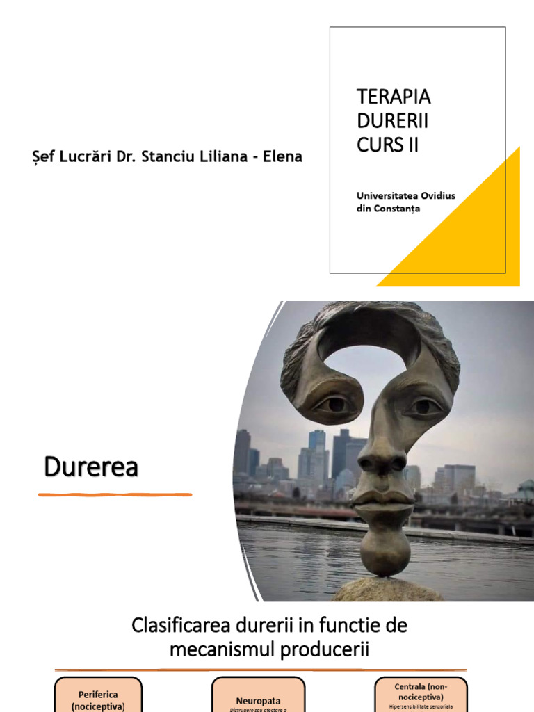 Curs Ii - Terapia Durerii | PDF