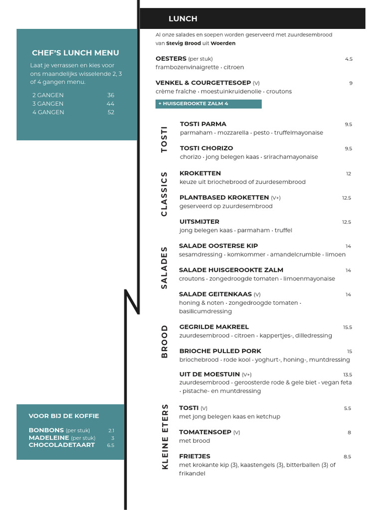 Lunchkaart Buiten Mei | PDF