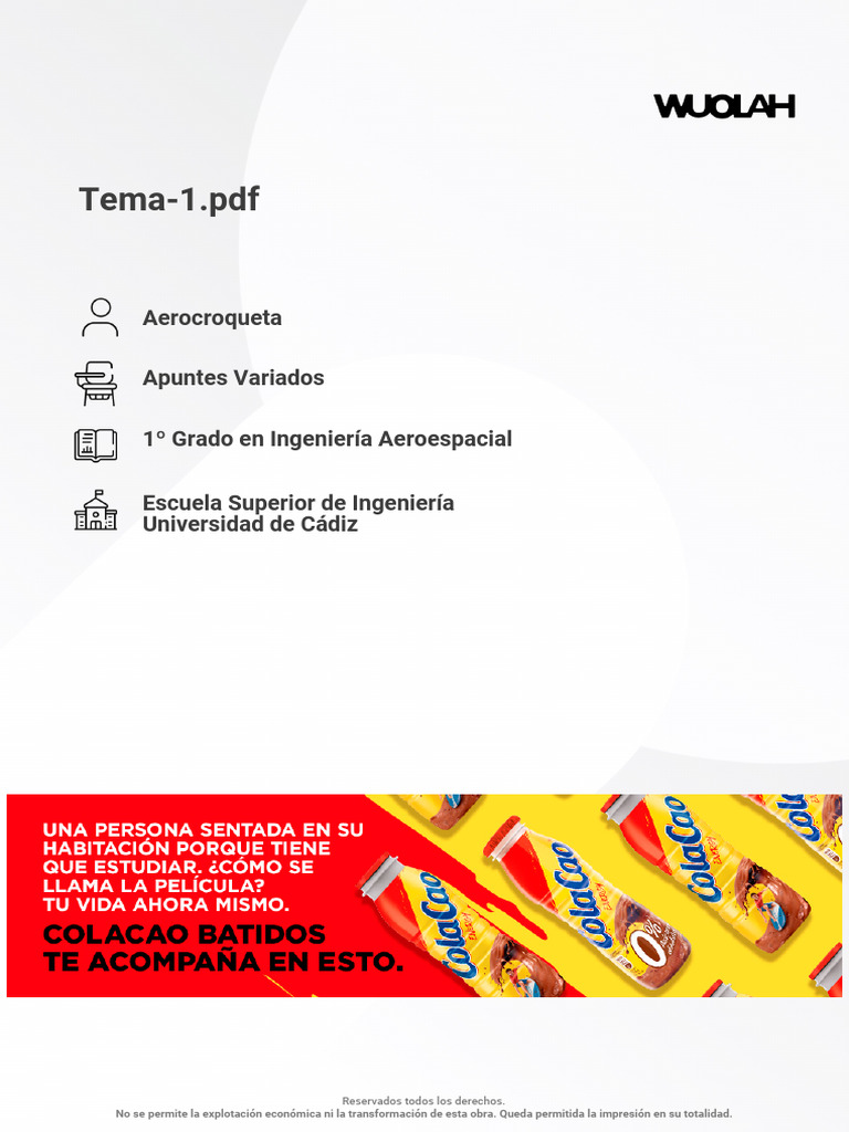 Wuolah Free Tema 1 | PDF