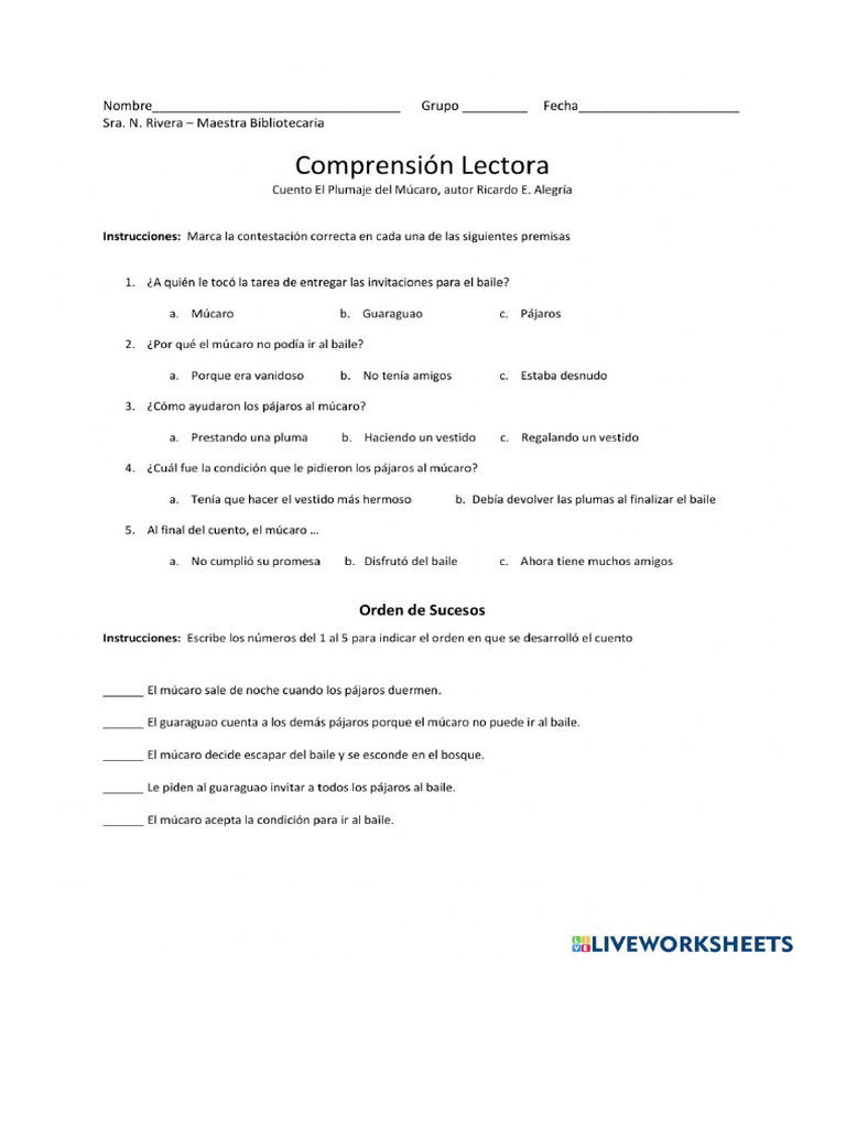 El Plumaje Del Mucaro | PDF