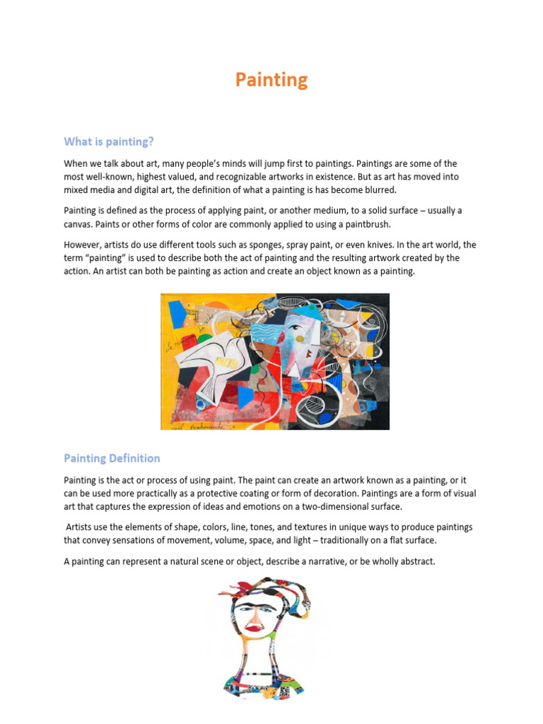 Understanding Painting Basics | PDF | Paintings | Art