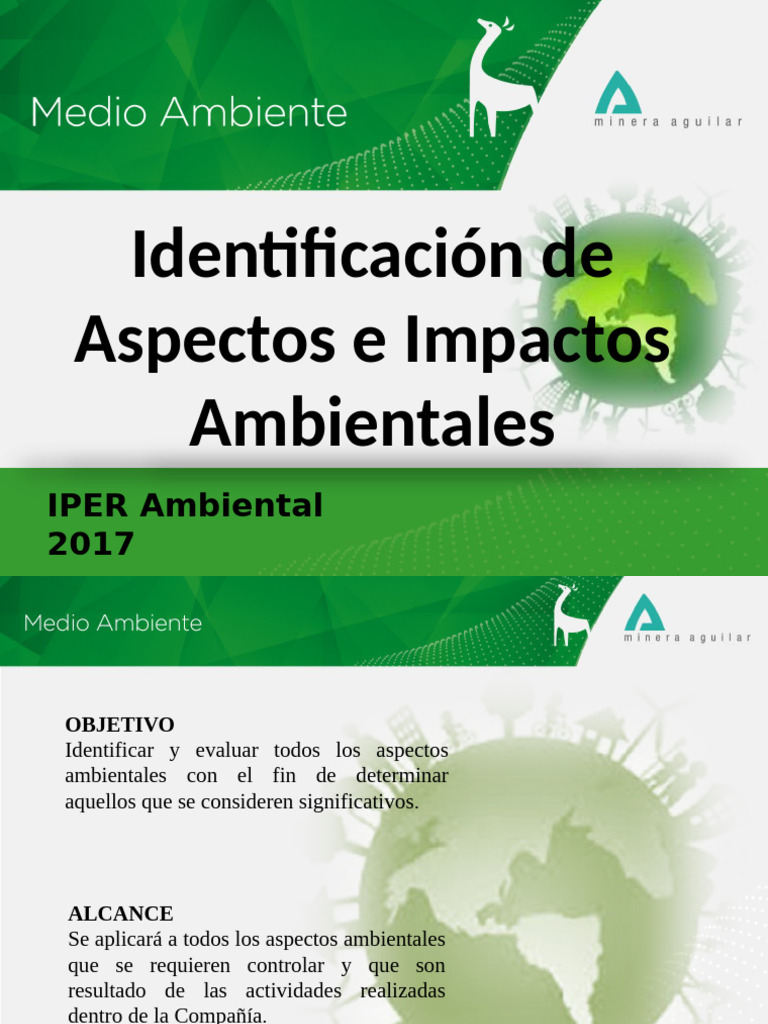 Aspectos e Impactos Ambientales-IPER | PDF