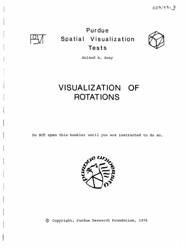 Purdue - Spatial - Visualization - Test Modificado | PDF Purdue - Spatial - Visualization - Test Modificado | PDF