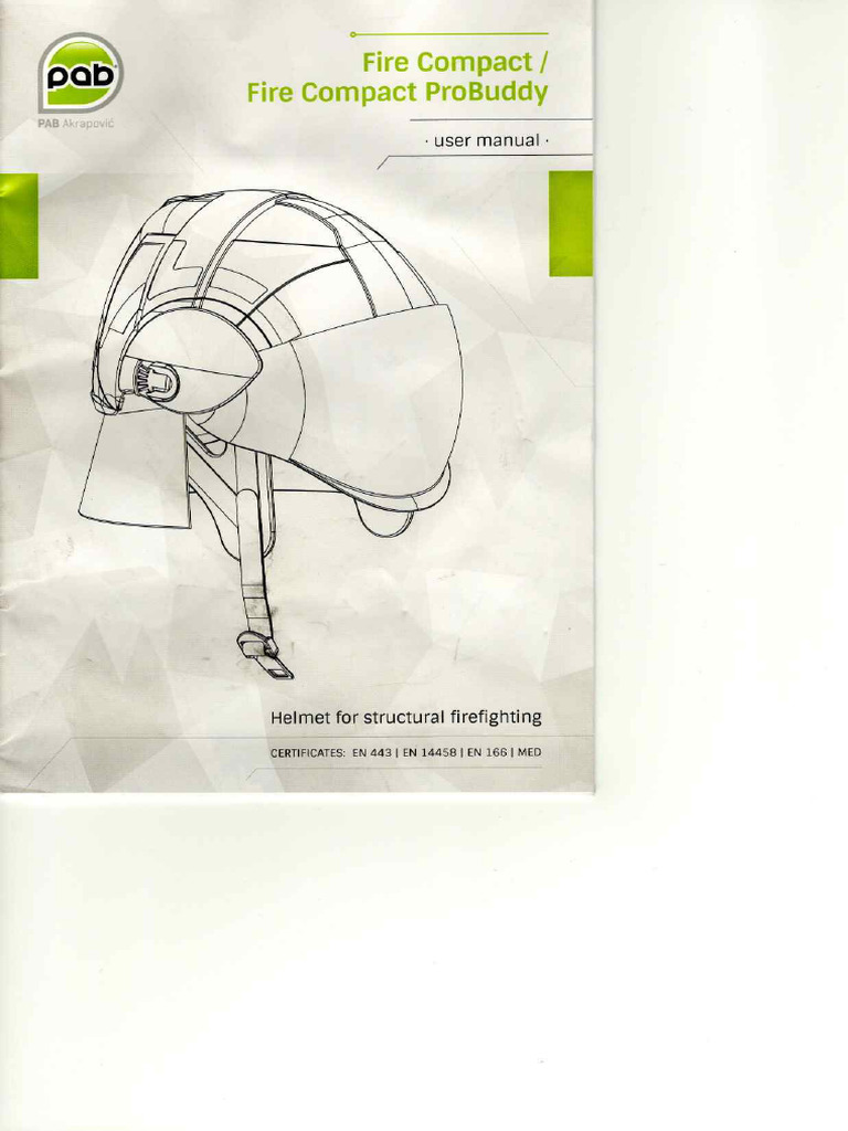Helmet For Structural Firefighting | PDF