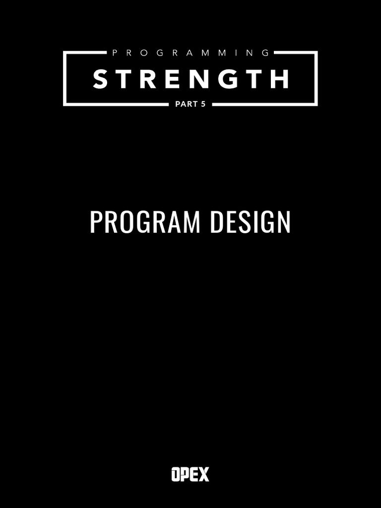 Programming Strength | PDF