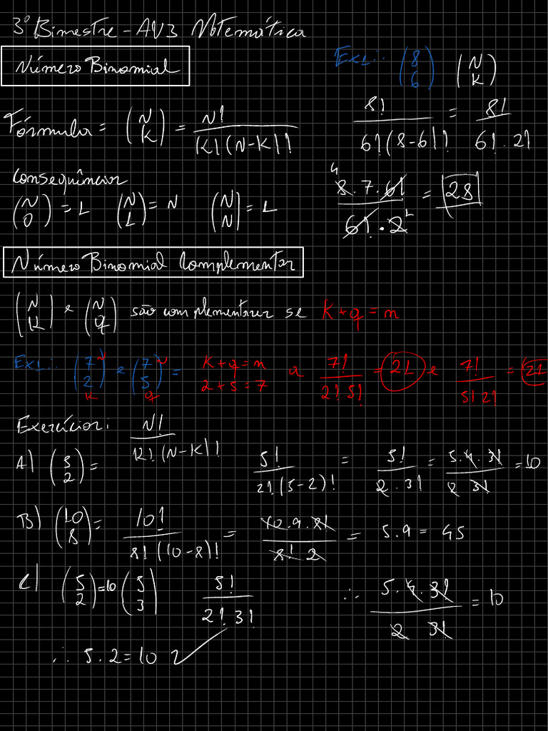 Numero Binomial (1) | PDF
