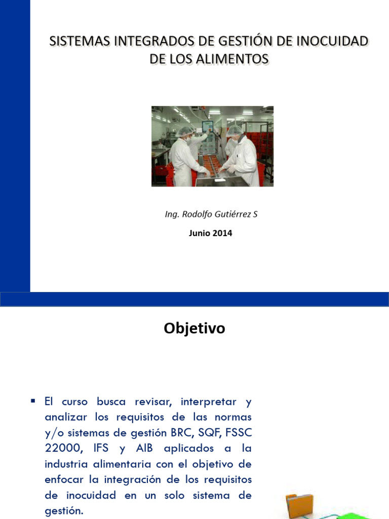 SGC de Inocuidad (Presentacion) | PDF