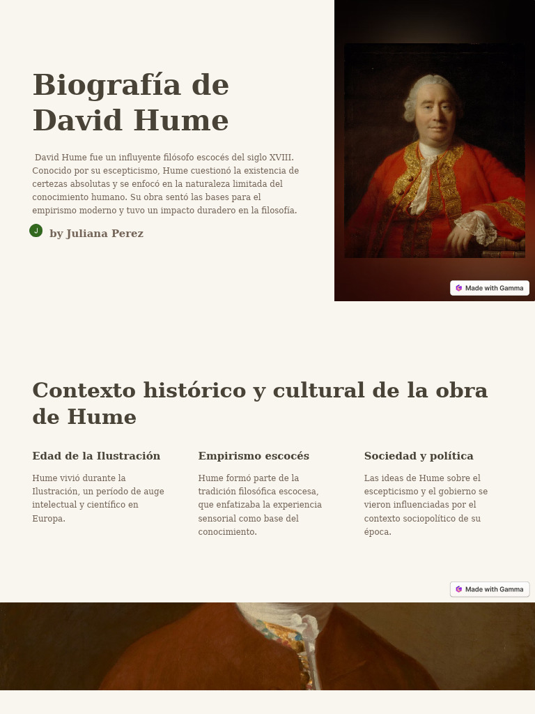 Biografia de David Hume | PDF
