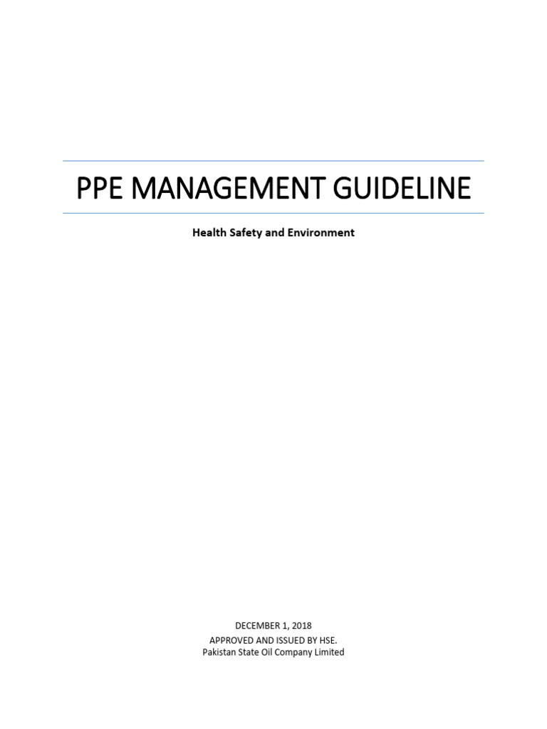 PPE Management Guideline | PDF