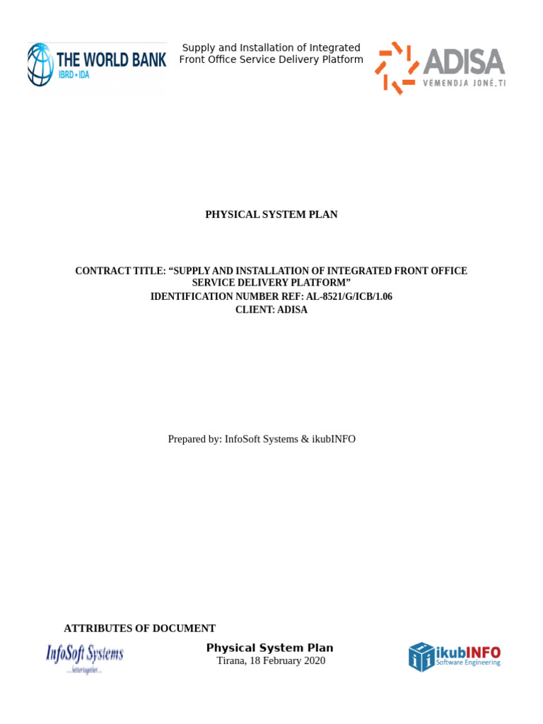 Annex 7 - Physical System Plan | PDF | Active Directory | Business