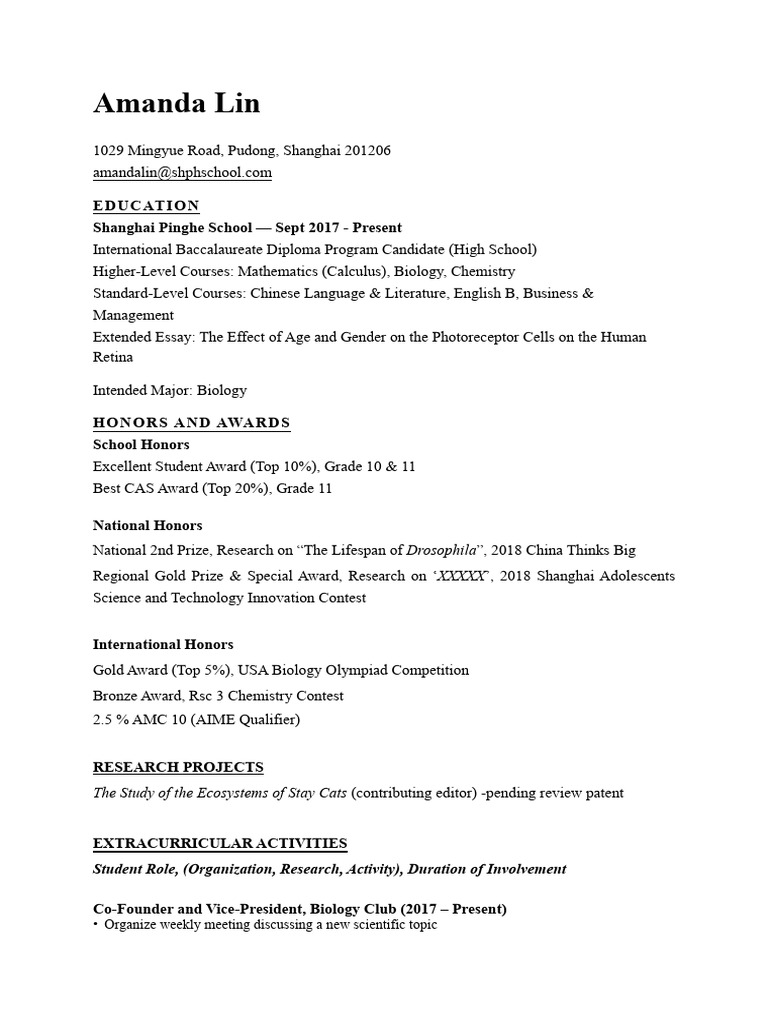 Sample Resume-Edited 1 | PDF