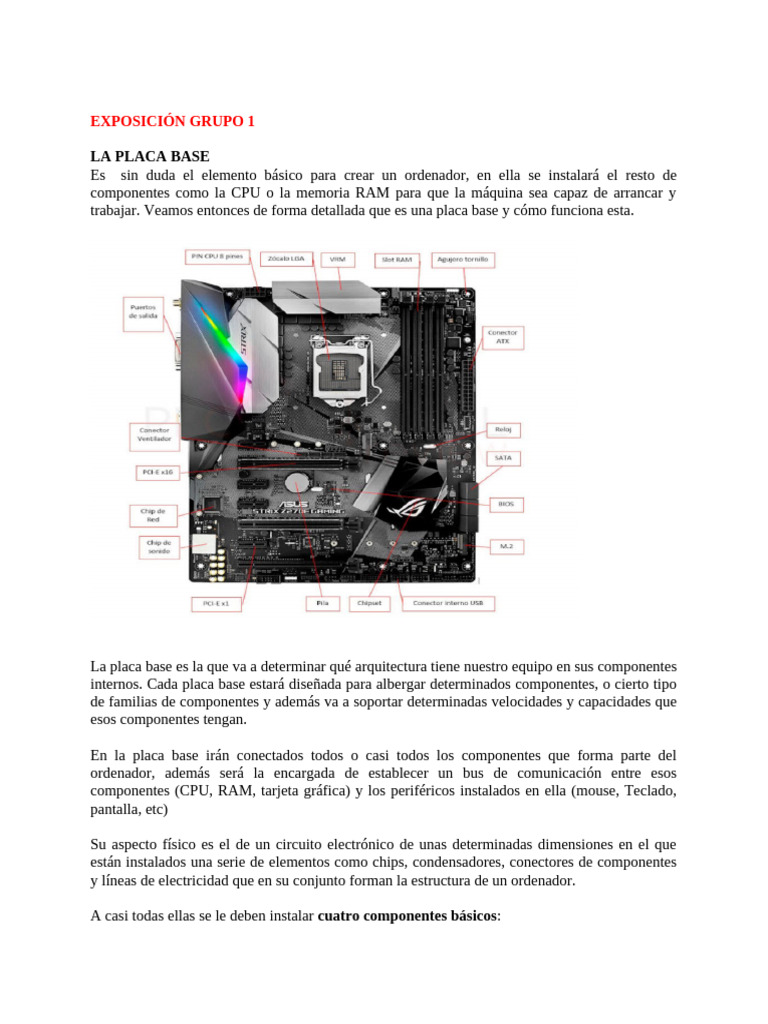 La Placa Base | PDF