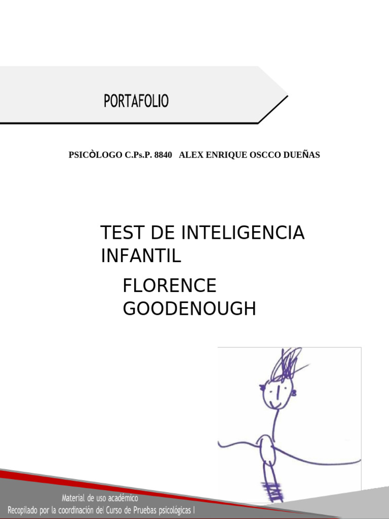 TEST DE GOODENOUGH HARRIS (1) | PDF