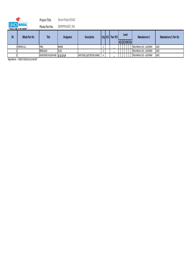 Demo Project ECAD | PDF