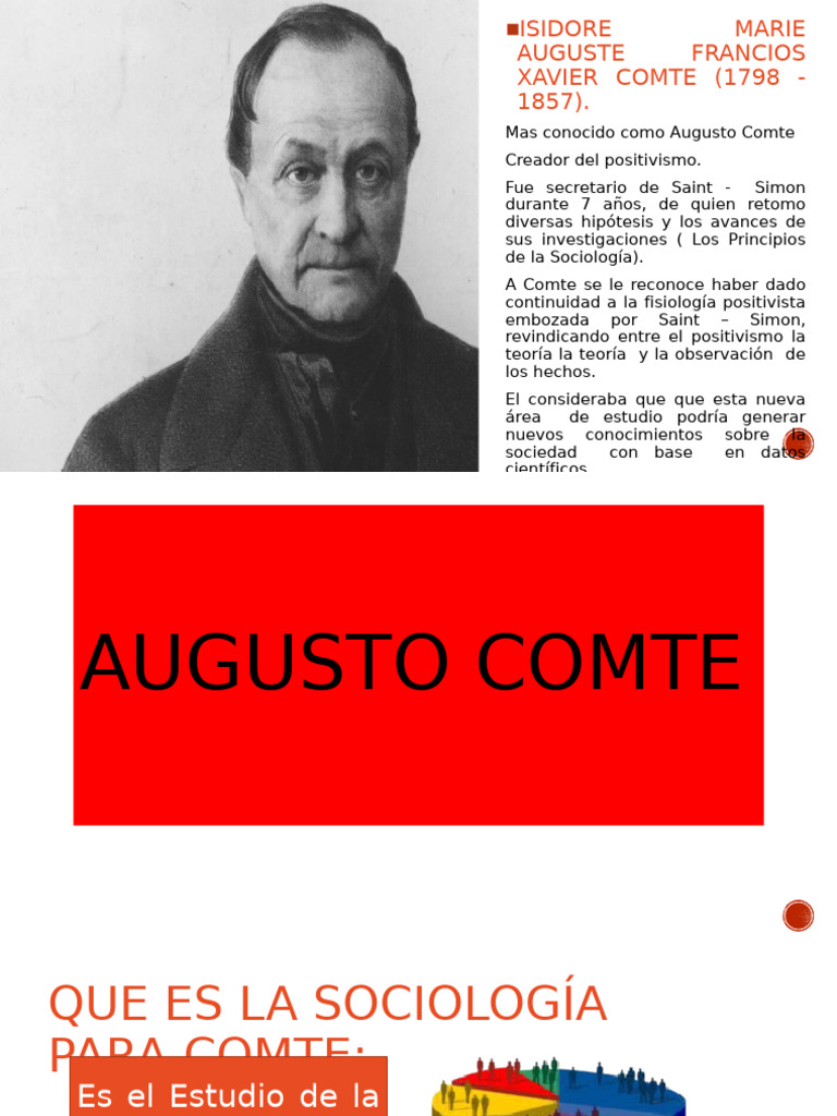 Auguste Comte - El Positivismo-1 | PDF