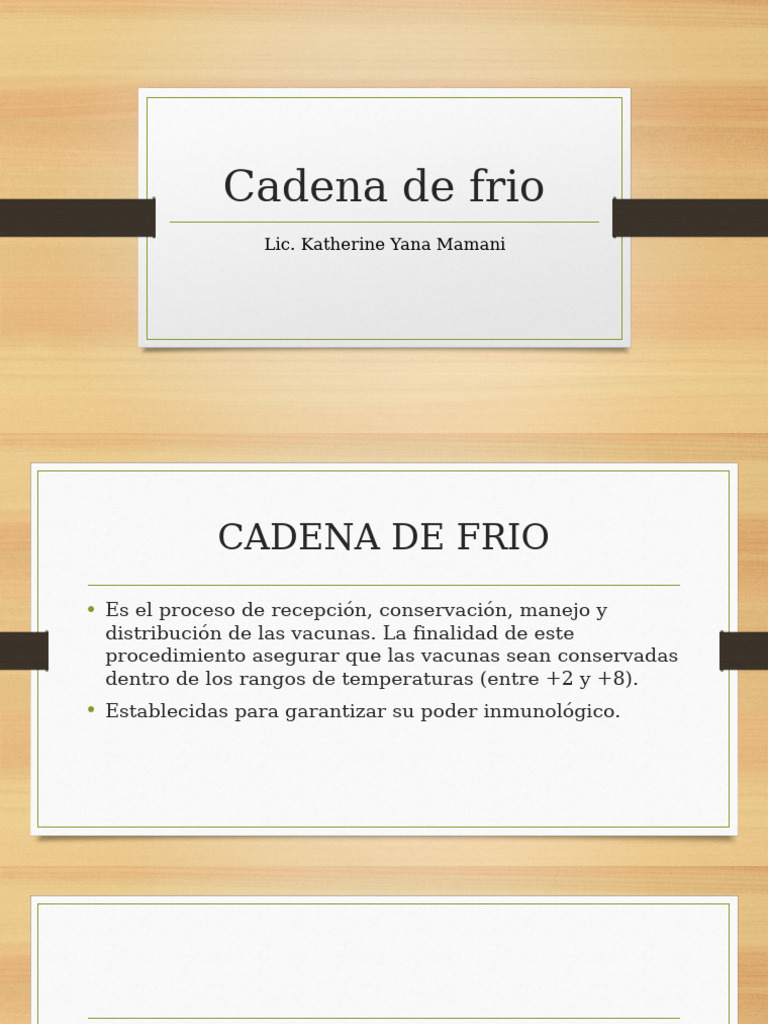 Cadena de Frio | PDF